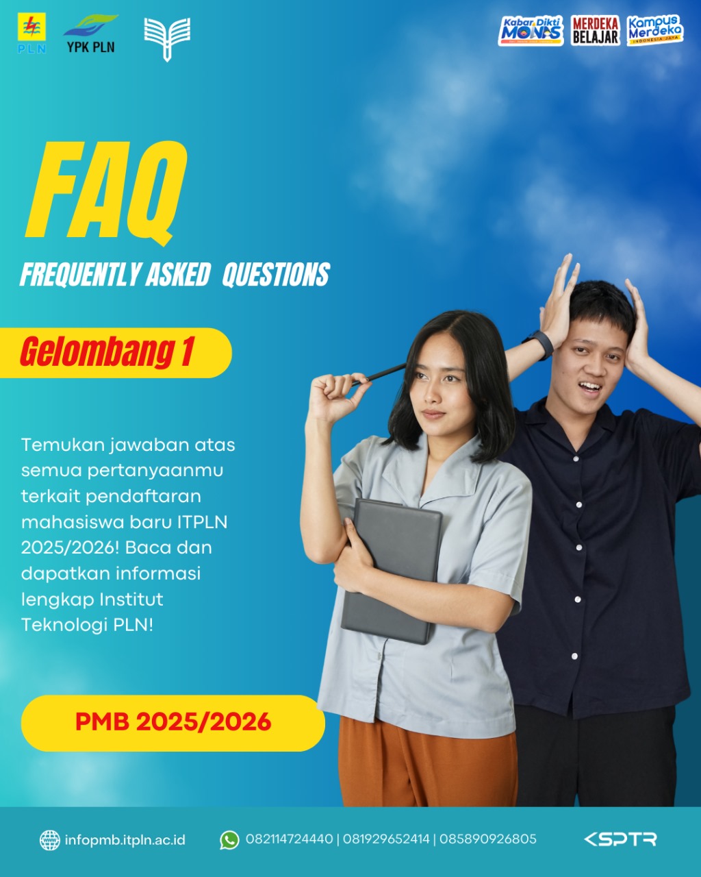 FAQ Gelombang 1 PMB ITPLN 2025