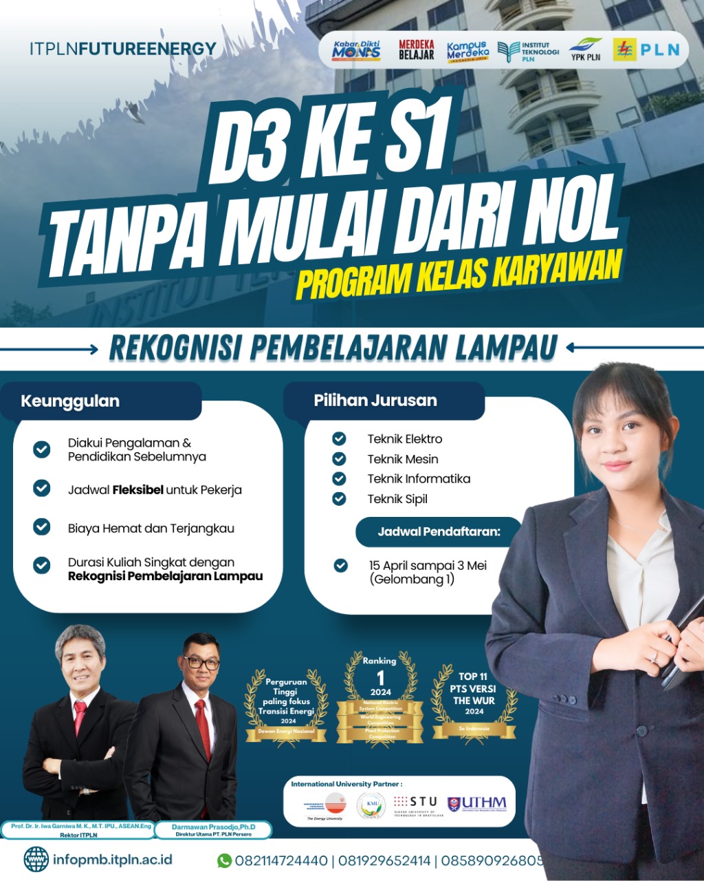 Seleksi Kelas Karyawan Ekstensi D3 ke S1 T.A 2025/2026 Ganjil - Info ...